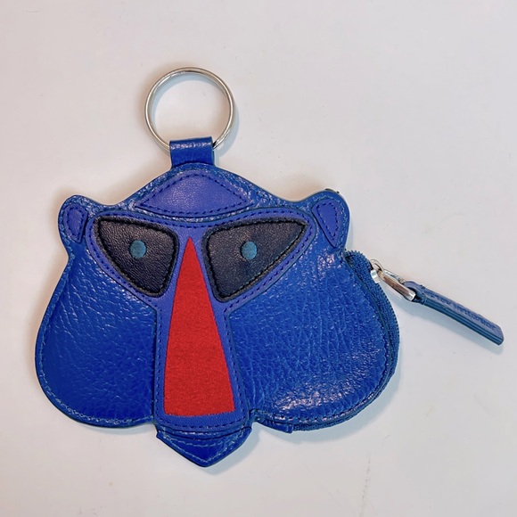 Jonathan Adler | Accessories | Jonathan Adler Blue Leather Monkey Coin ...